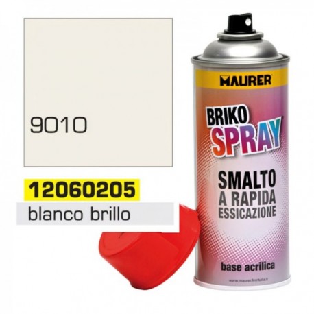 Spray Pintura Blanco Brillo Profundo 400 ml. MAURER