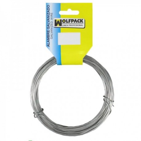 Alambre Galvanizado (Rollo 250 gramos) Nº13/2,0 mm. WOLFPACK LINEA ...